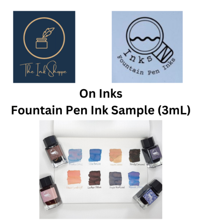 On Inks Fountain Pen Ink Samples (3mL) | Lazada PH