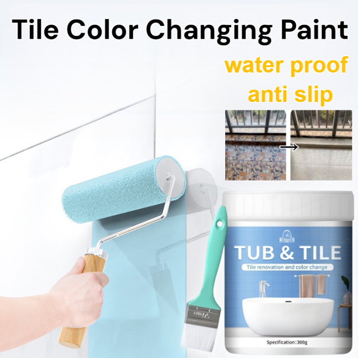Tile Color Changing Paint Household Wall Floor Anti-Fouling Waterproof ...