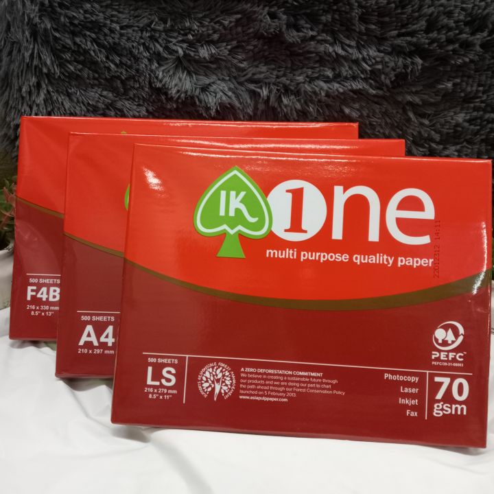 Aone Bond Paper /ream (short, A4 & Long) | Lazada PH
