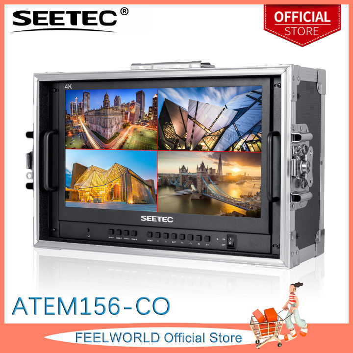 SEETEC ATEM156-CO 15.6 Inch Live Streaming Carry-on Broadcast Director ...