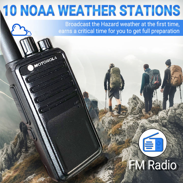 MOTOROLA Walkie Talkie Intelligent One Click Frequency Intercom Two Way ...