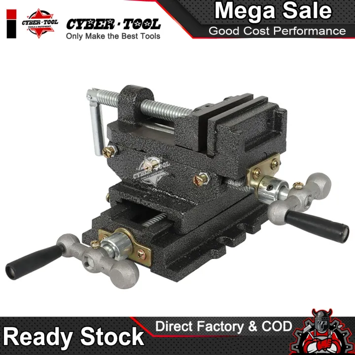 3IN 4 IN Cross Slide Drill Press Vise X-Y 2 Way Heavy Duty Milling Vice ...