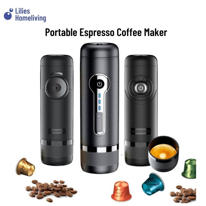 Portable Espresso Machine, Built-in battery & automatic heating ...