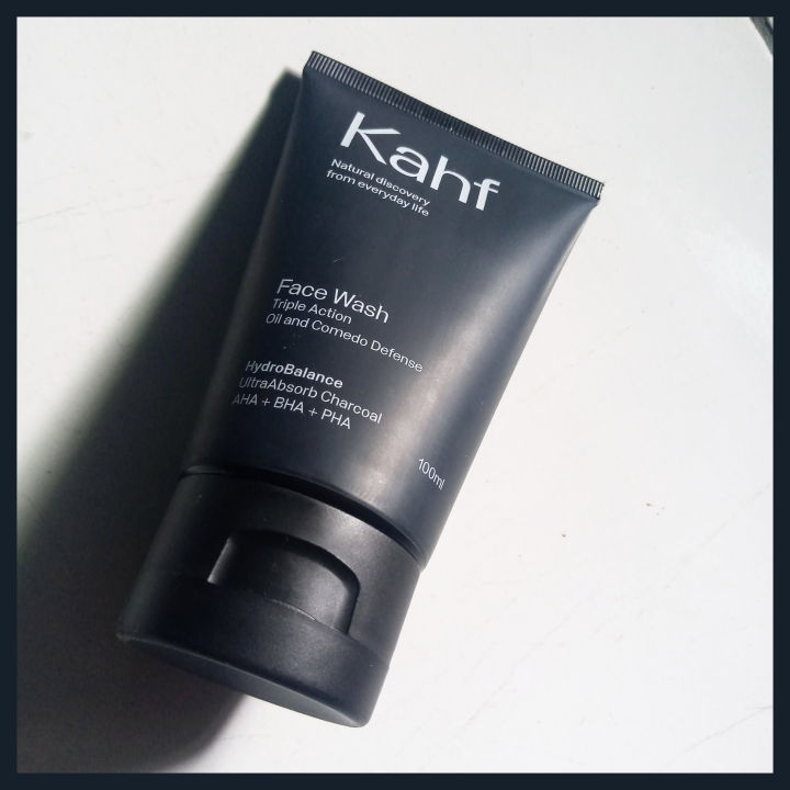 Kahf Oil and Comedo Defense Face Wash 100 ml Triple Action | Lazada ...