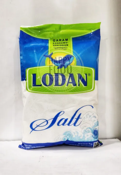 LODAN GARAM KONSUMSI BERYODIUM 1 KG/ GARAM DAPUR | Lazada Indonesia