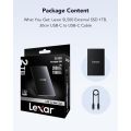 Lexar SL500 1TB USB 3.2 Gen 2x2 Portable SSD (R:2000MB/s), LSL500X001T ...