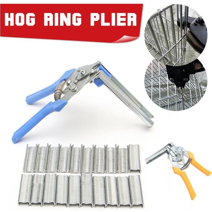M-type Semi-automatic Pliers +M Clips Poultry Cage Installation Tools ...