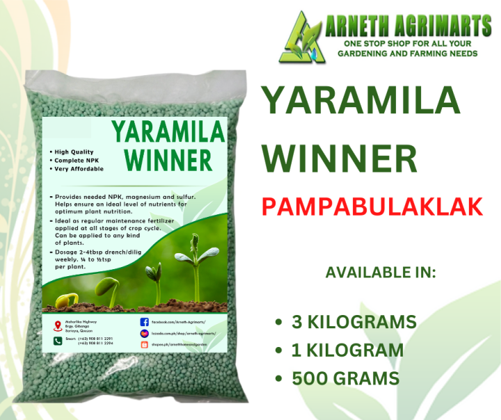WINNER FERTILIZER PAMPABULAKLAK and for DIY HYDROPONICS | Lazada PH