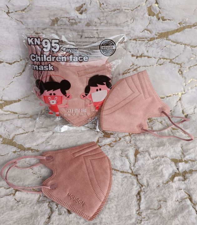 KN95 MOUSON BRAND FOR KIDS Face Mask 5ply Assorted Color/Kids 5D ...