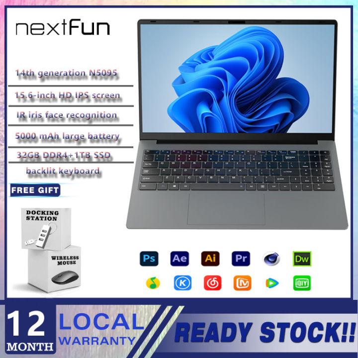 Nextfun laptop 14th generation N5095 thin and portable business office ...