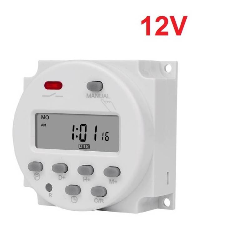 Timer Switch Digital Time Delay Relay 220V 12V CN101A Untuk Lampu ... Timer Switch Digital Time Delay Relay 220V 12V CN101A Untuk Lampu ...