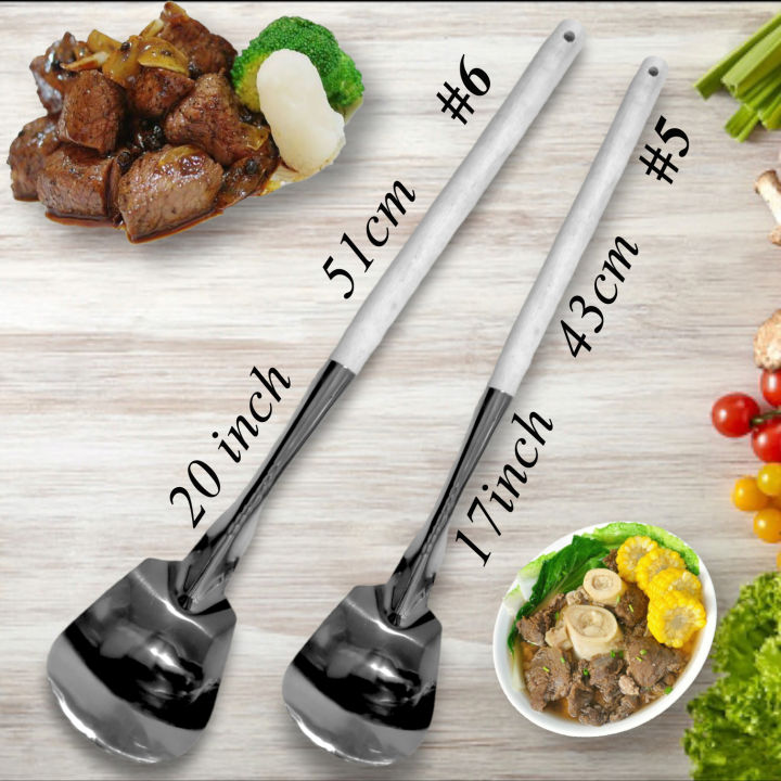 Sandok Sianse Wooden Handle Cooking Utensils | Lazada PH