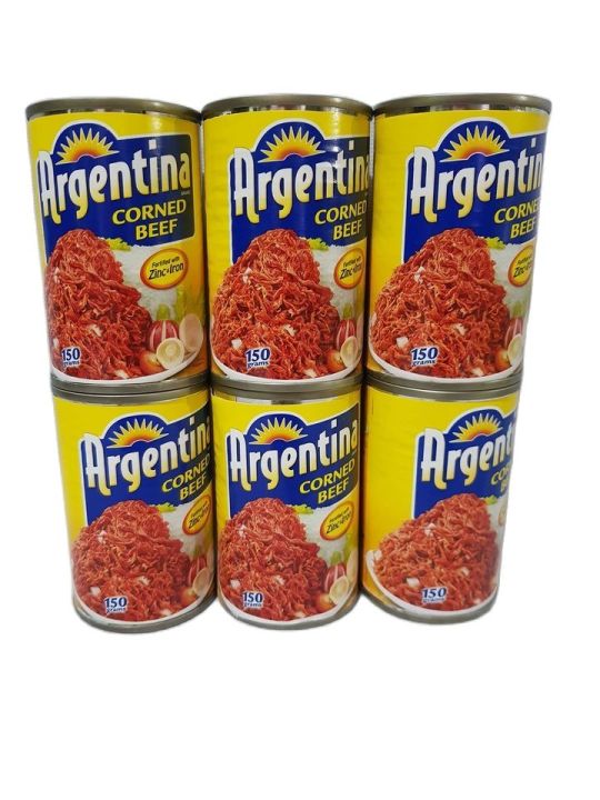 Argentina Corned Beef (pack of 6 cans x 150 grams) | Lazada PH