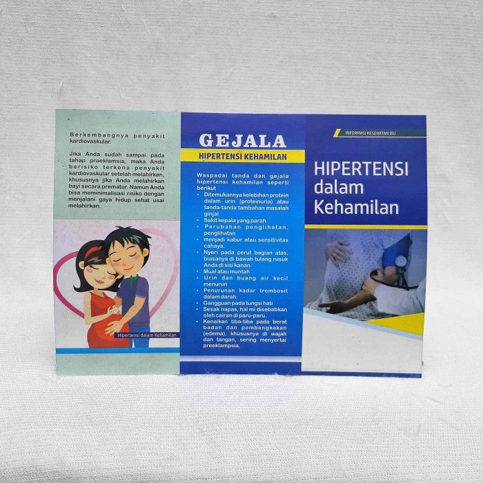 Media Promosi Kesehatan, Leaflet / Brosur Hipertensi dan Pre Eklamsi ...