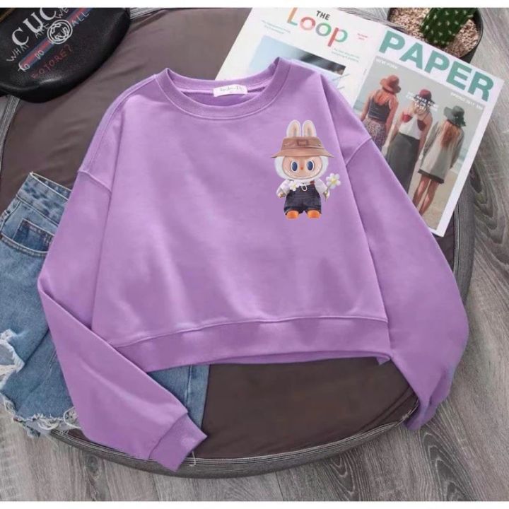 SWEATER CROP BONEKA LABUBU | Lazada Indonesia