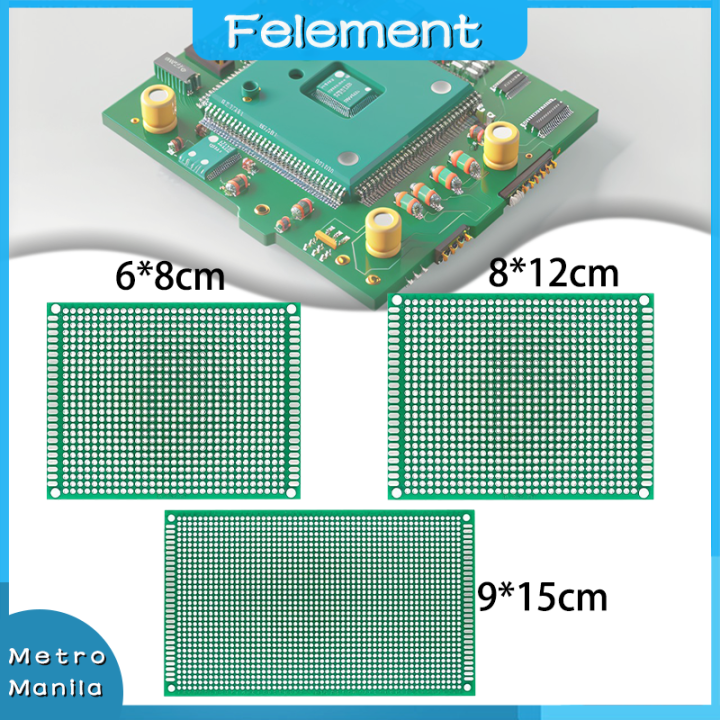 5pcs Single Sided Circuitrocks Pcb Prototype Universal Board Diy Fiberglass Experimental Plate ...