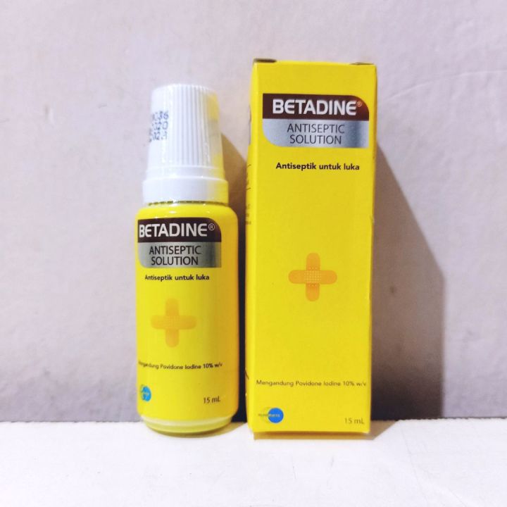 Betadine antiseptic solution 15ml | Lazada Indonesia