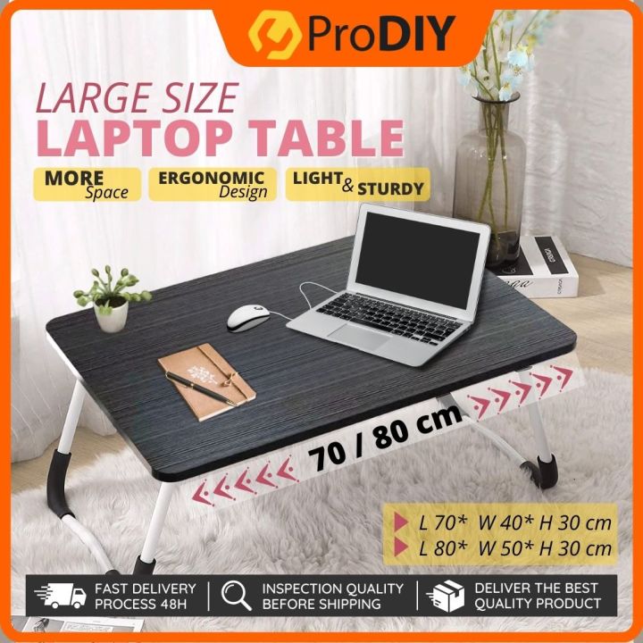 LARGE Multipurpose Anti Slip Foldable Laptop Table Desk Meja Serbaguna ...
