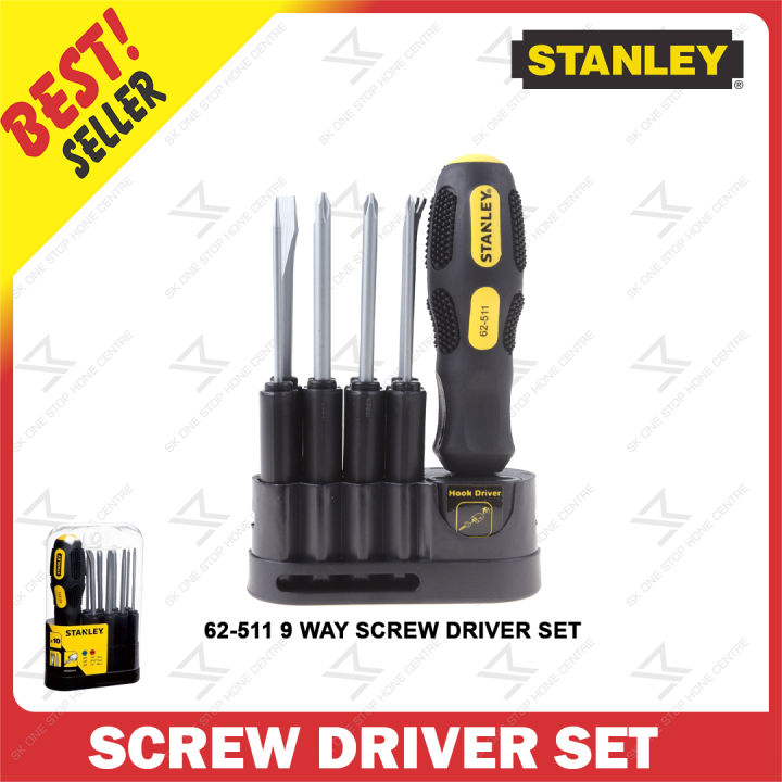 STANLEY 62-511 9 WAY SCREW DRIVER SET | Lazada