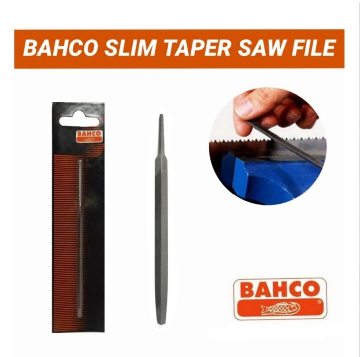 NKS Original BAHCO Slim Taper Triangle Saw File 4"(100MM) or 5"(125MM ...