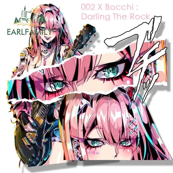 EARLFAMILY สติกเกอร์ติดรถ13ซม. พังค์ร็อก Zero 2 Fanart 002 X Bocchi ที่ ...