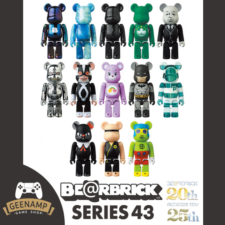 [ของแท้] Bearbrick series 43 size: 100% Blind Box [ Bearbrick by ...