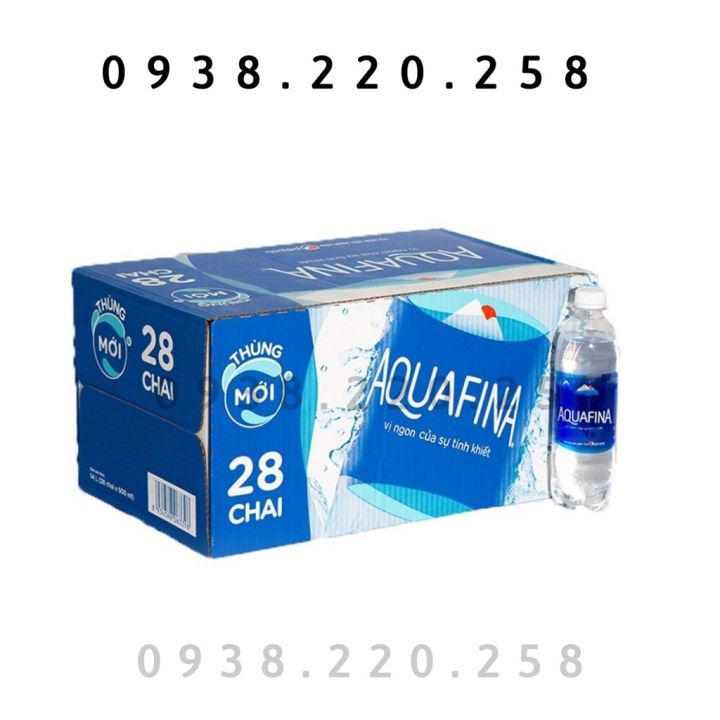 Thùng 28 Chai Nước Tinh Khiết AQUAFINA 500ml / Nước Suối Aquafina 500ml (28 Chai ) | Lazada.vn