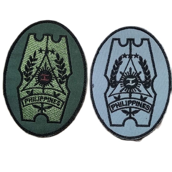 Patch logo afp green or gray with or no velcro tape | Lazada PH