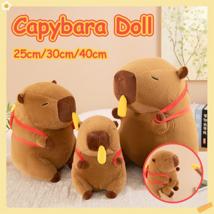 Capybara Plush Toy Running Nose Capibara Doll Plushie Children Gift ...