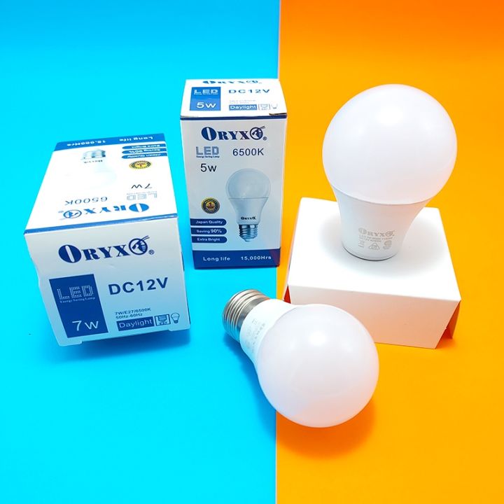 LED Direct Current bulb 12V Low voltage E27 daylight living room ...