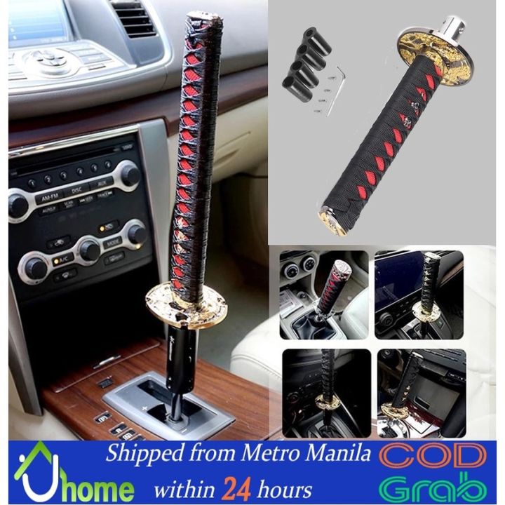 【SOYACAR】Universal JDM Samurai Sword Shift Knob 150mm Knife Car With ...