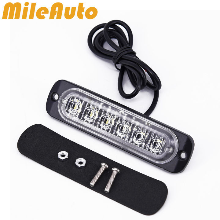 Bright 6led Super White Car Driving Light Fog 12v Drl Daytime Running Light | Lazada PH