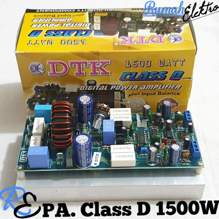 POWER AMPLIFIER CLASS D 1500W DIGITAL Plus INPUT BALANCE PA. 1500 WATT | Lazada Indonesia