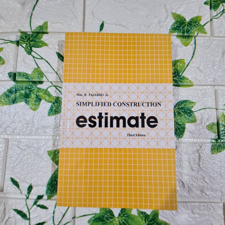Simplified Construction Estimate By:Max B.Fajardo | Lazada PH