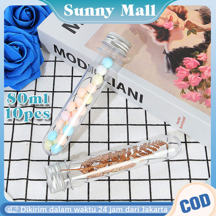 80ml botol tabung plastik 10pcs Botol Souvenir Plastik tabung reaksi ...