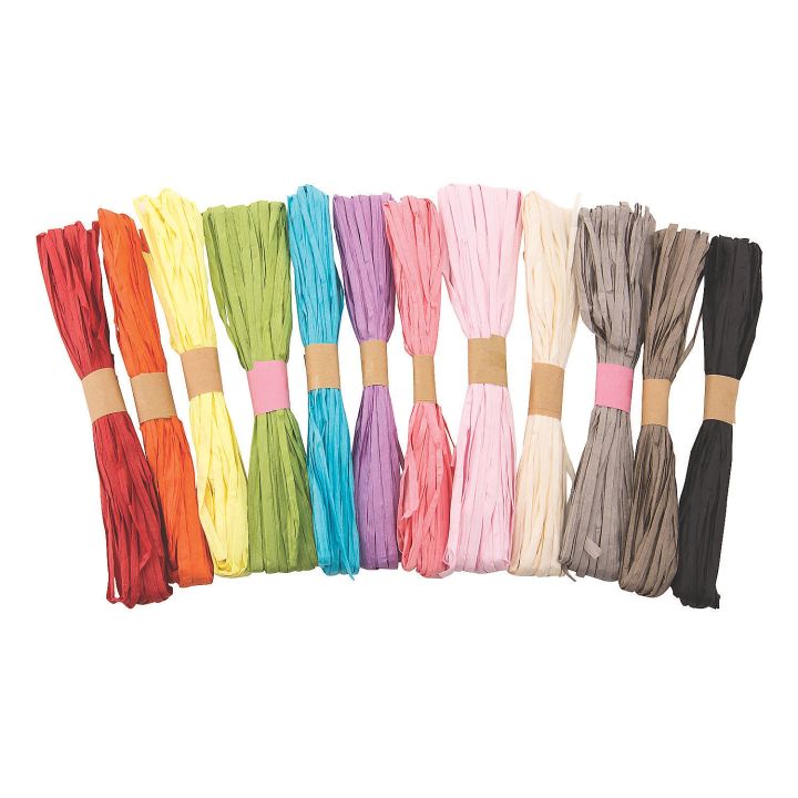 Raffia Paper Ribbon Twine String Wrapping Craft Paper Twine for Gift ...