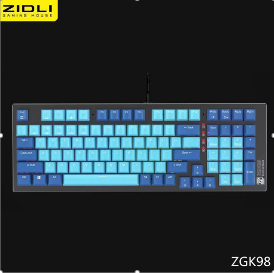 Bàn phím cơ có dây Gaming Zidli ZGK98 | Lazada.vn