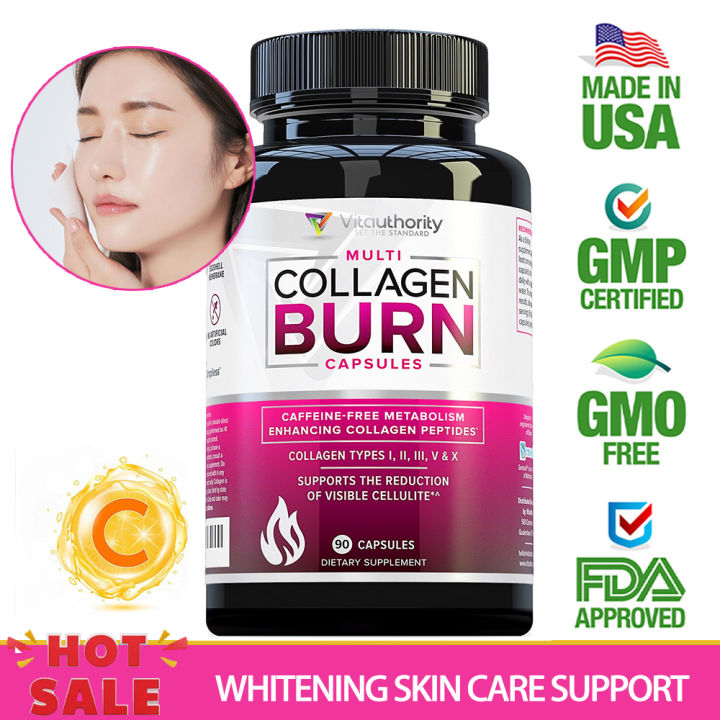 Multi-Collagen Burn: Multi-Hydrolyzed Collagen Peptides with Hyaluronic ...