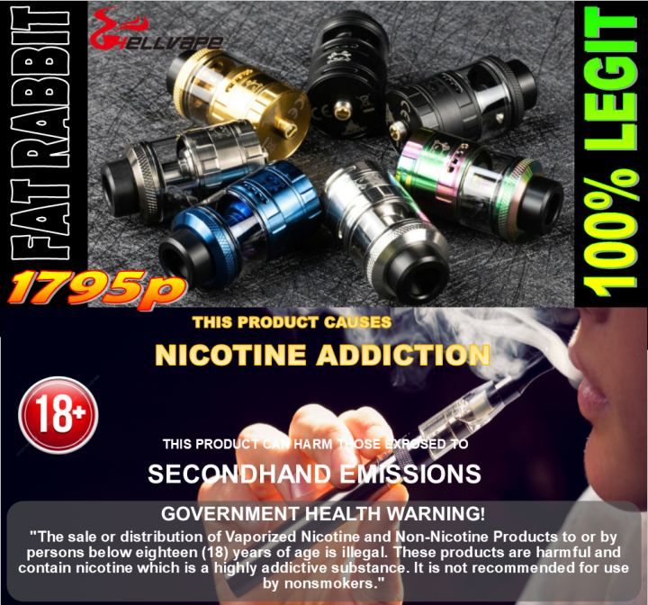 Hellvape Fat Rabbit RTA Atomizer | Lazada PH