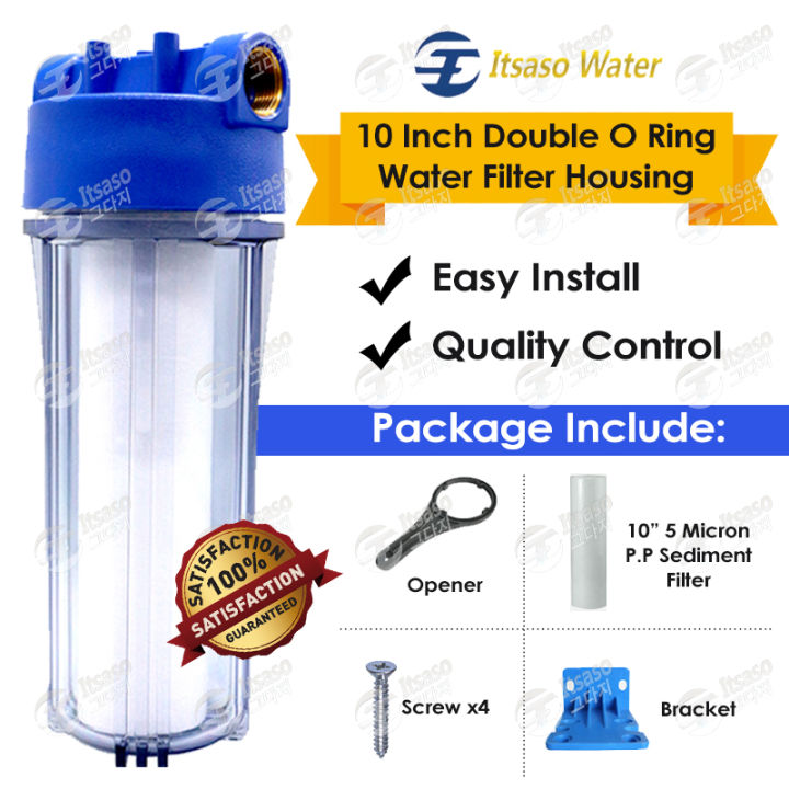 10 Inch Double O Ring Water Filter Casing (Housing) | Lazada