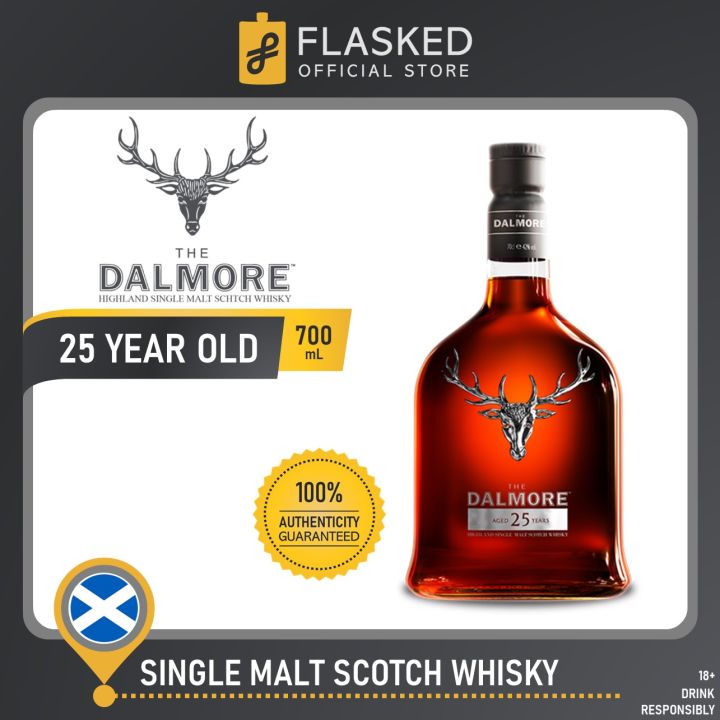 Dalmore 25 Year Old Highland Single Malt Scotch Whisky 700mL | Lazada PH