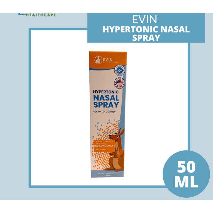 EVIN HYPERTONIC NASAL SPRAY(EXP=02/2027) | Lazada
