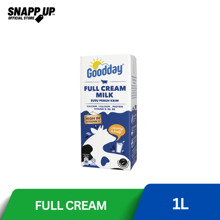Goodday UHT Full cream/Low fat/Chocolate/Strawberry 1L | Lazada