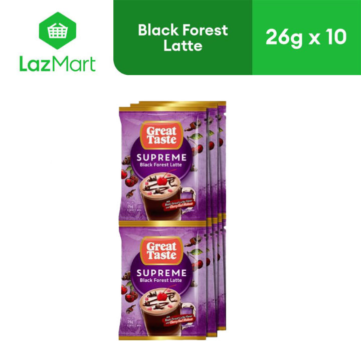 Great Taste Supreme Black Forest Latte 26g x 10 | Lazada PH