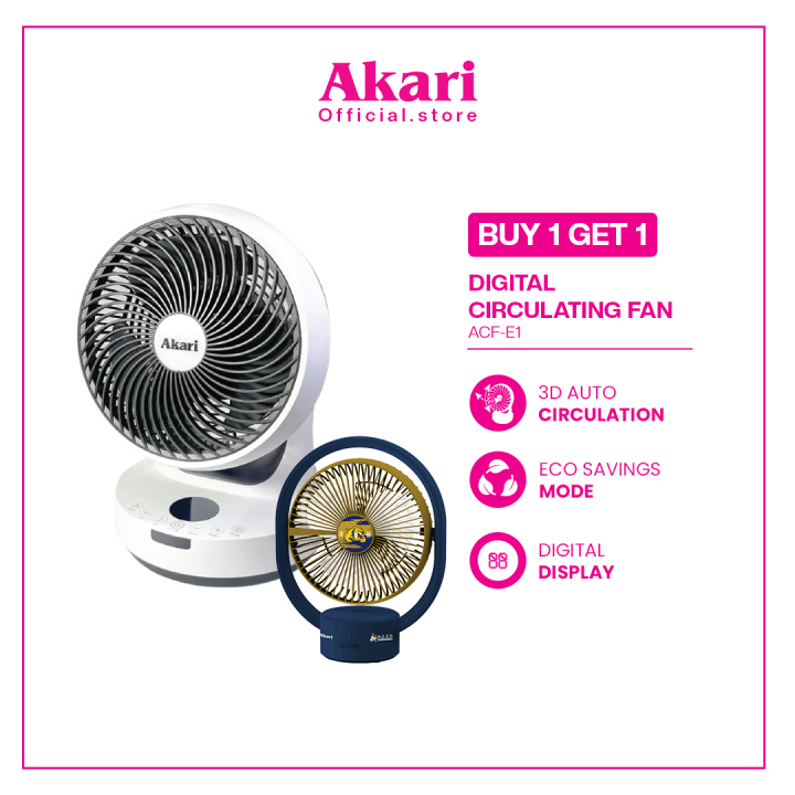 Akari Digital Circulating Fan (ACF-E1) NEW ITEM! | Lazada PH