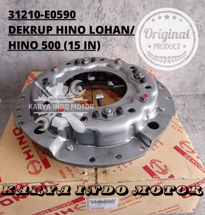 DEKRUP MATAHARI / CLUTCH COVER 15" HINO LOHAN/HINO 500 31210-E0590 ...