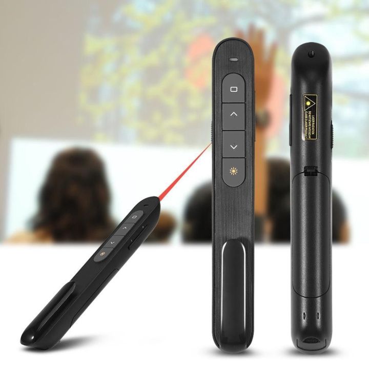 Wireless Remote Control USB Powerpoint Presentation Laser Pointer ...