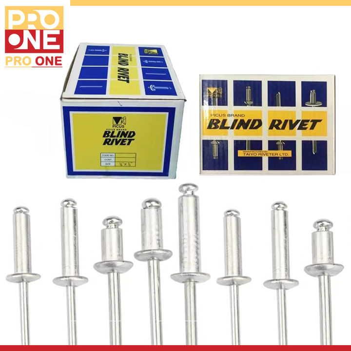 Per BOX Blind Rivet 1/8 5/32 3/16 Blind Rivets | Lazada PH