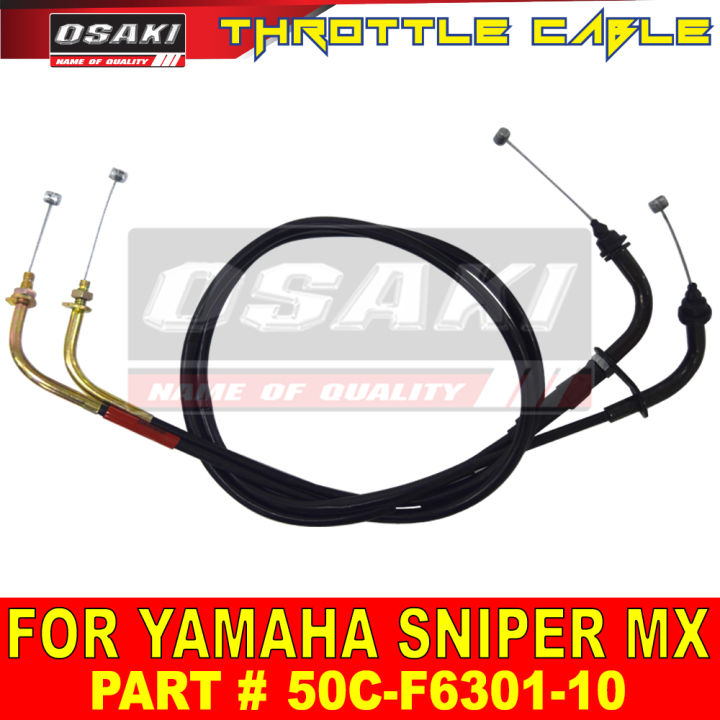 Osaki Motorcycle Throttle Cable for YAMAHA SNIPER MX [50C-F6301-10 ...