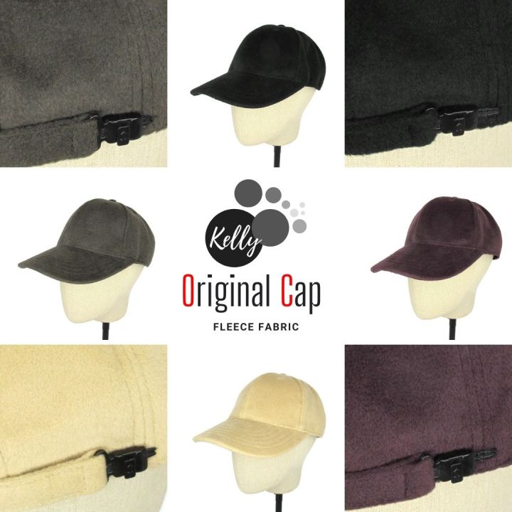 หมวกแก๊ป Kelly Original Cap Fleece ปรับไซส์ได้ 57-61 cm.( Set 7 ...